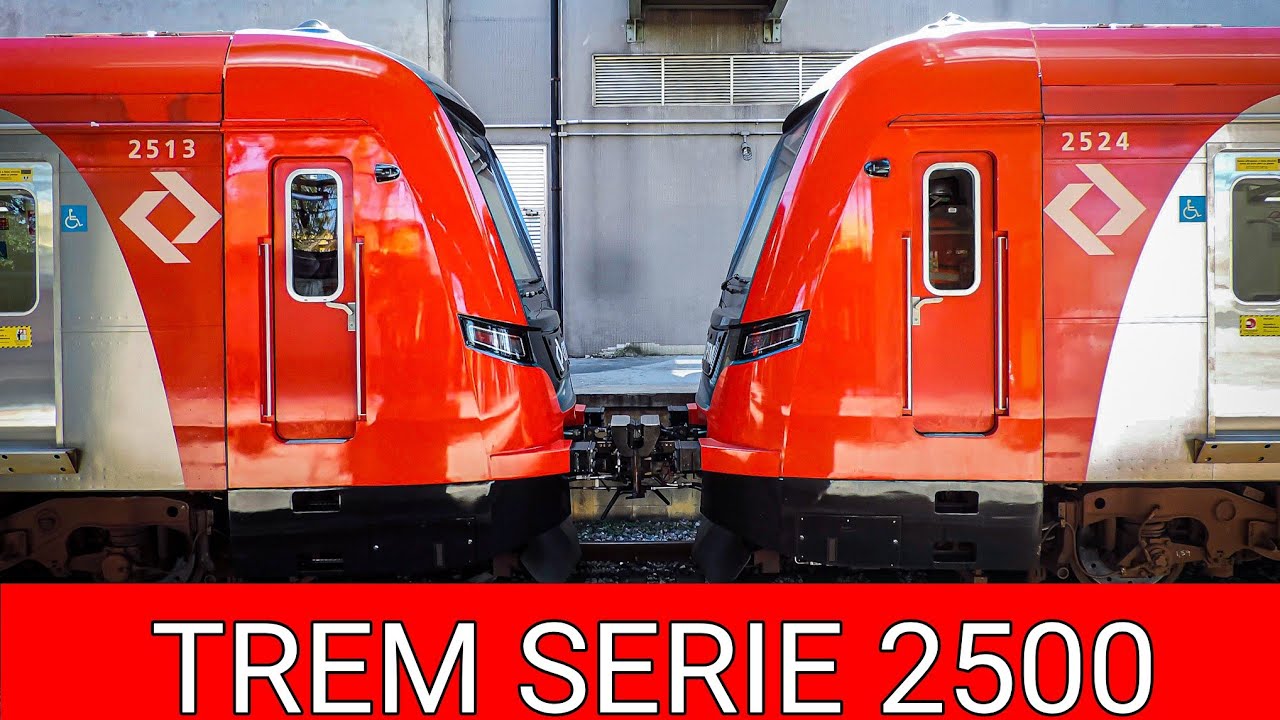 CPTM | Veja como é a rotina de reboque de um trem*Trem série 2500 ...