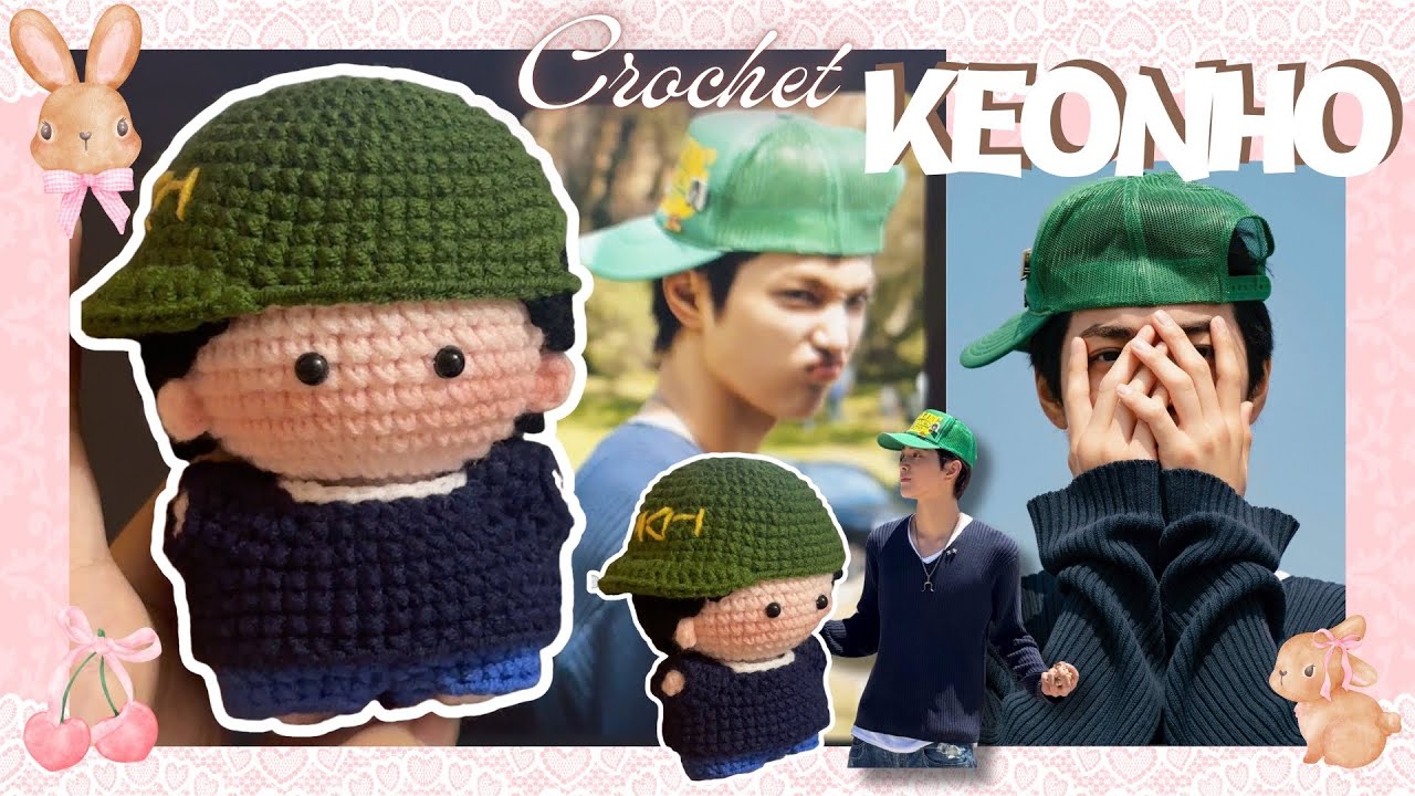 Crochet KEONHO CORTIS Tutorial | Hướng dẫn móc em doll Keonho Cortis ...