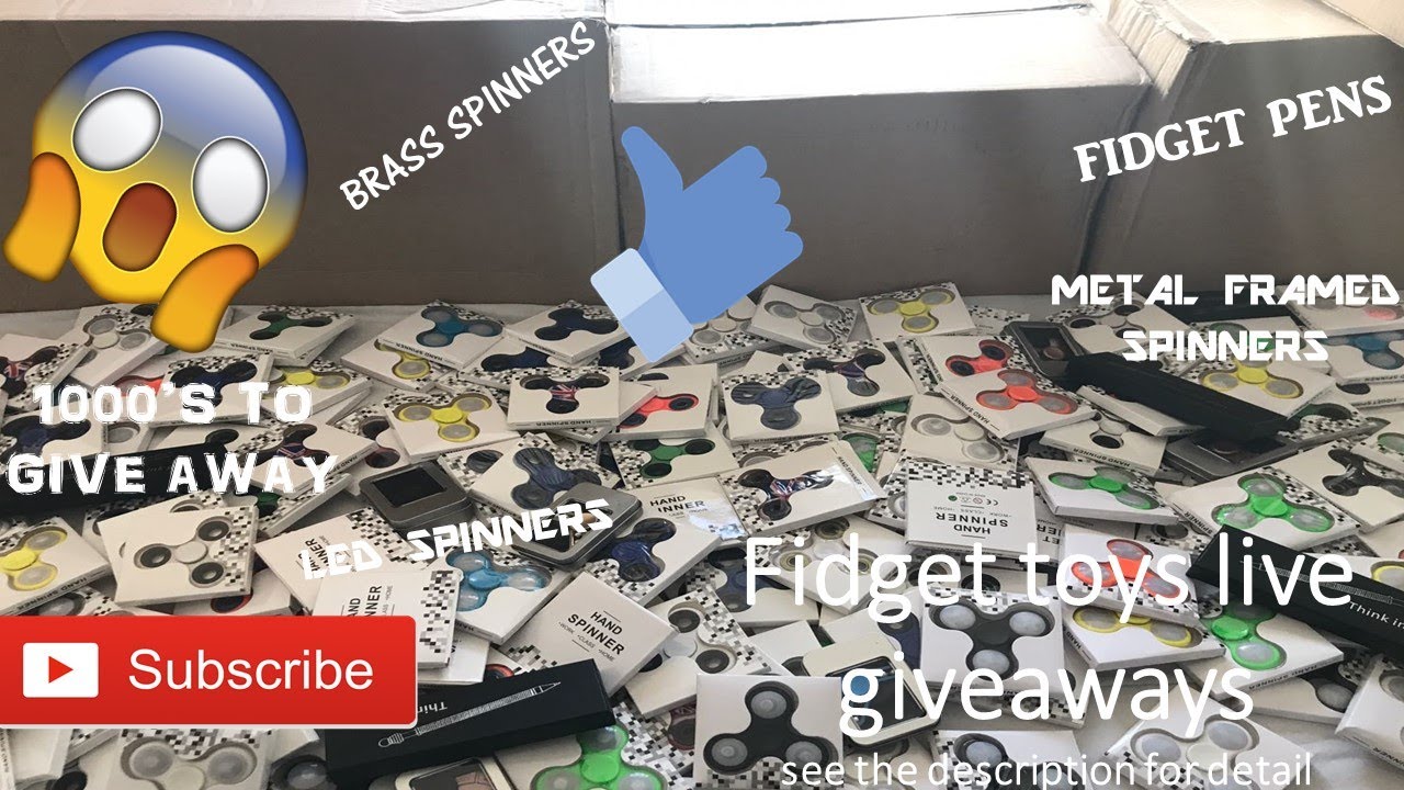FREE FIDGET TOY GIVEAWAY - YouTube
