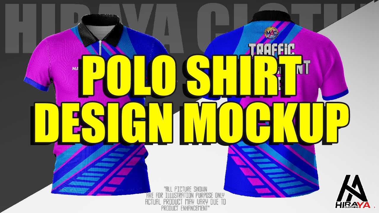 POLO SHIRT MOCKUP DESIGN LAYOUT - YouTube