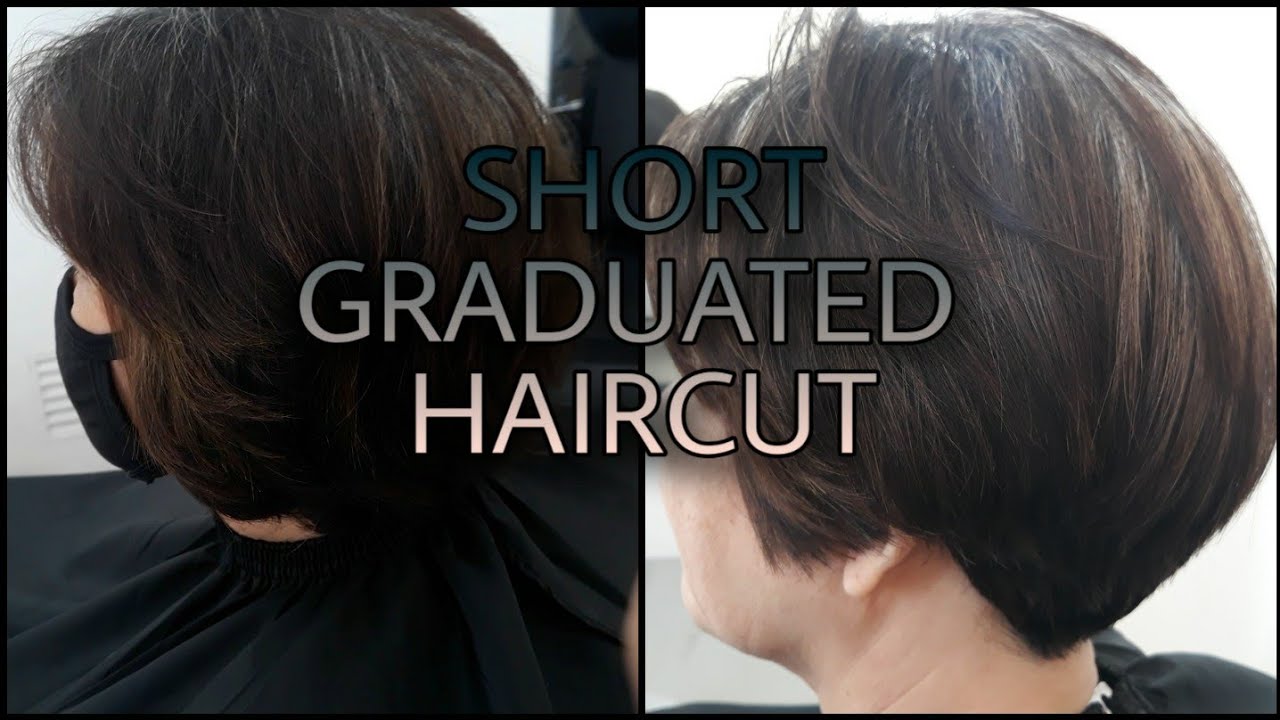 HOW TO CUT SHORT GRADUATED HAIRCUT - YouTube