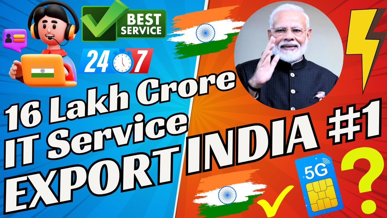 India IT Service Export 2023 | 16 Lakh Crore IT Service Export | India ...