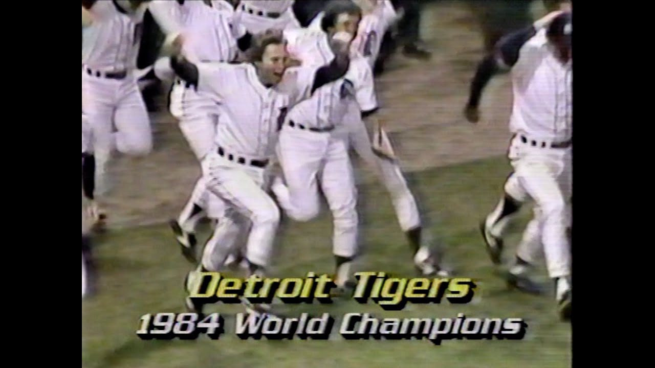 Retro Detroit Tigers World Series 1984 End of Broadcast (1984) - YouTube