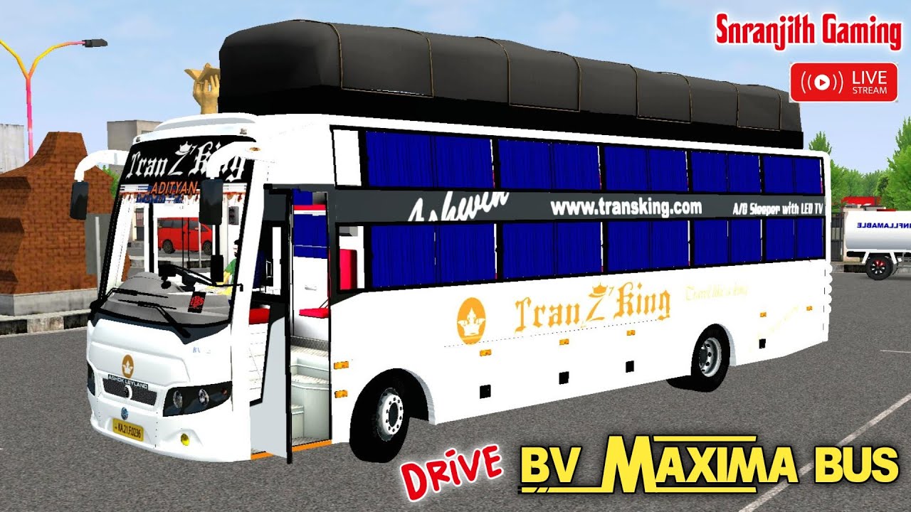 Tranz king 😈 Bv Maxima Sleeper Bus Ride | 💯Tourism Mod | Tamil ...
