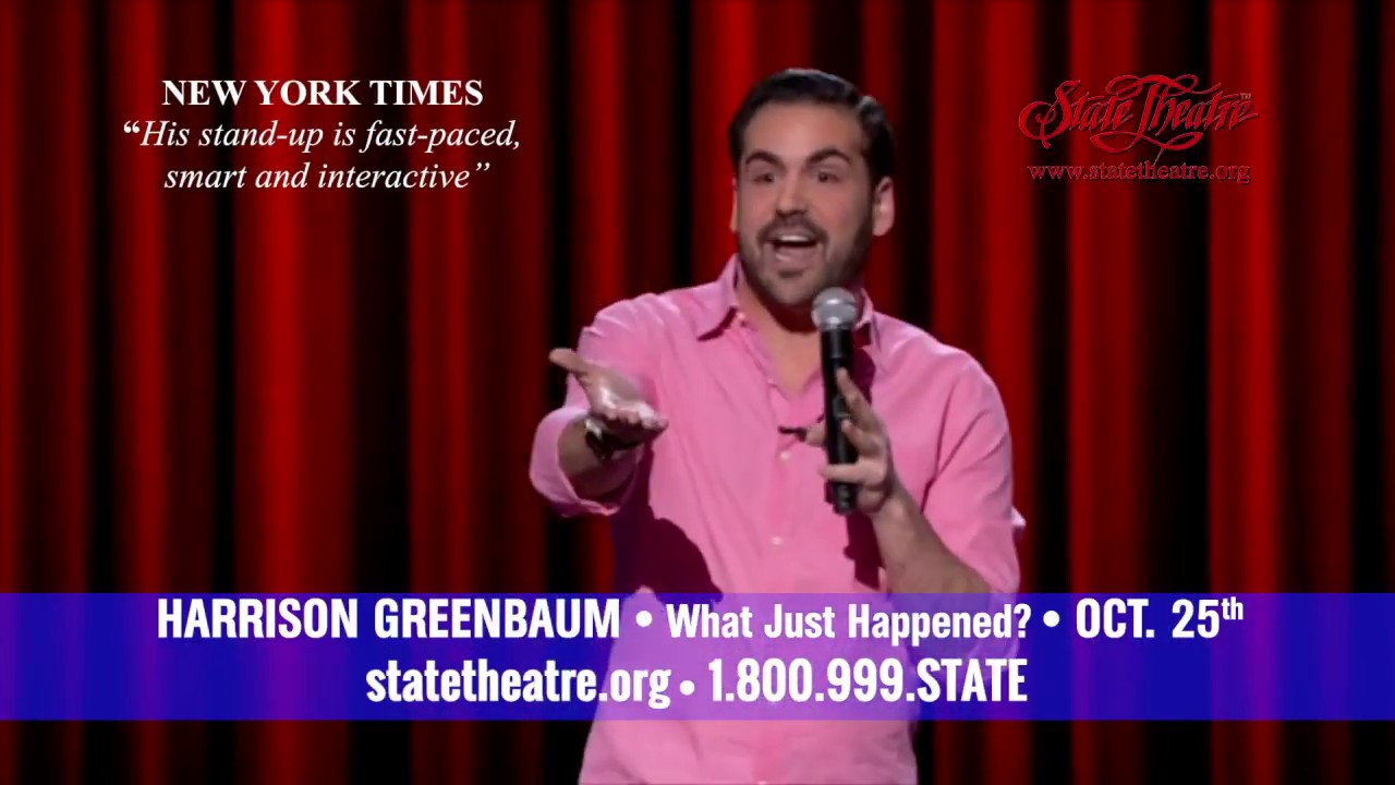 Harrison Greenbaum At The State Theatre - YouTube