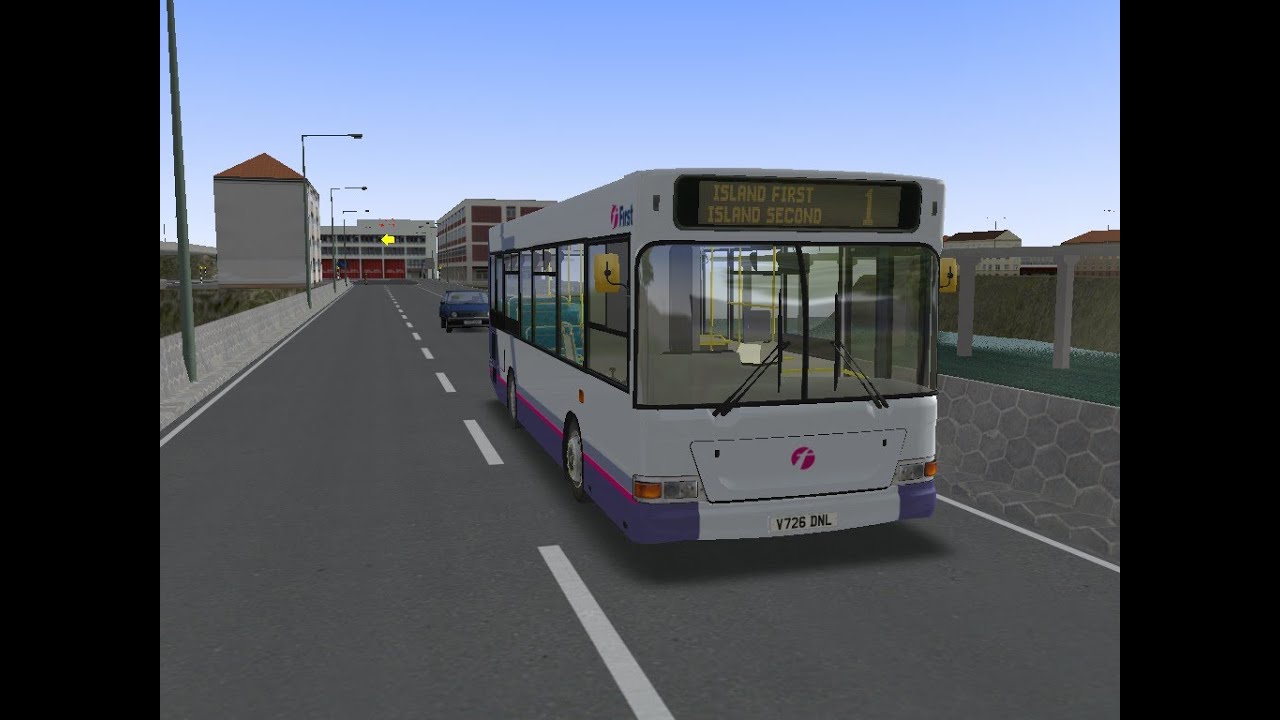 omsi 2 small_rhd map route1 to island first one alight - YouTube