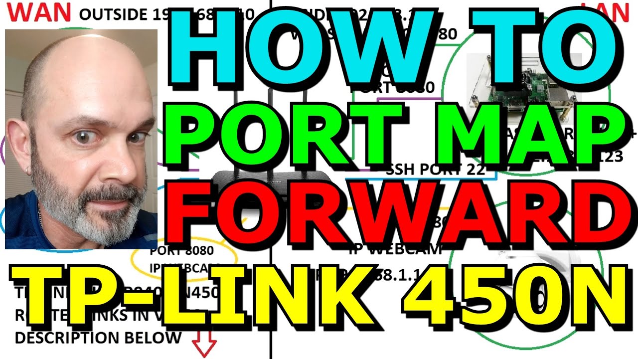 How To Port Forwarding Mapping TP Link TL WR940N 450N Router Detailed ...