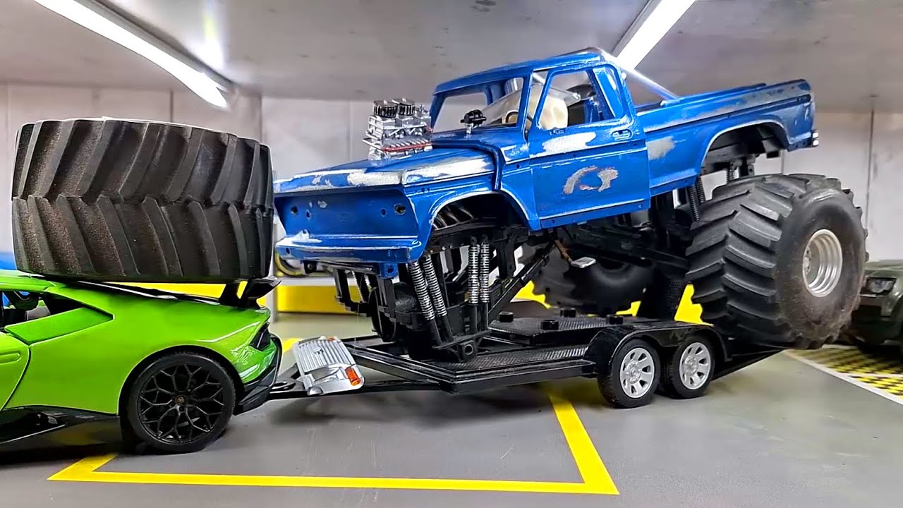 Ford F350 Monster TRUCK - Crash & Full Rebuild - YouTube