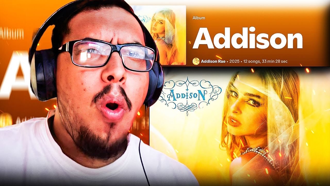 ADDISON DEBUT ADDISON RAE ALBUM REACTION!! - YouTube