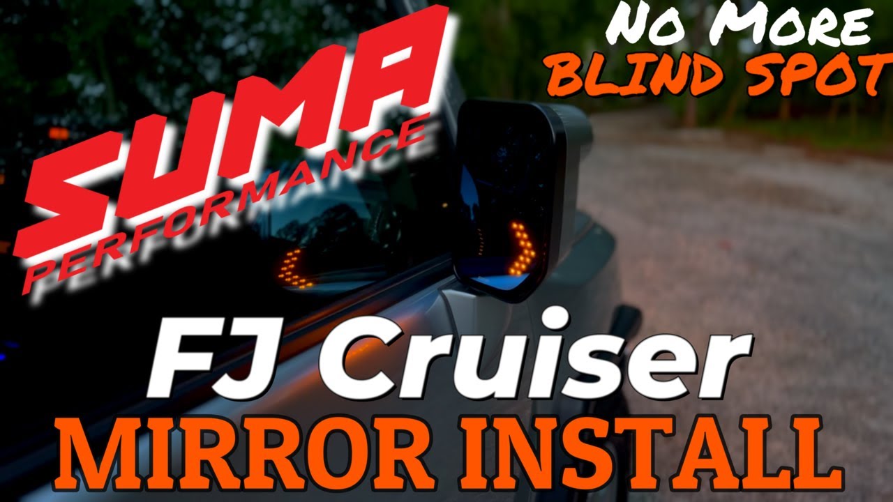 How to Install Suma Performance Mirrors on a Toyota FJ Cruiser - YouTube