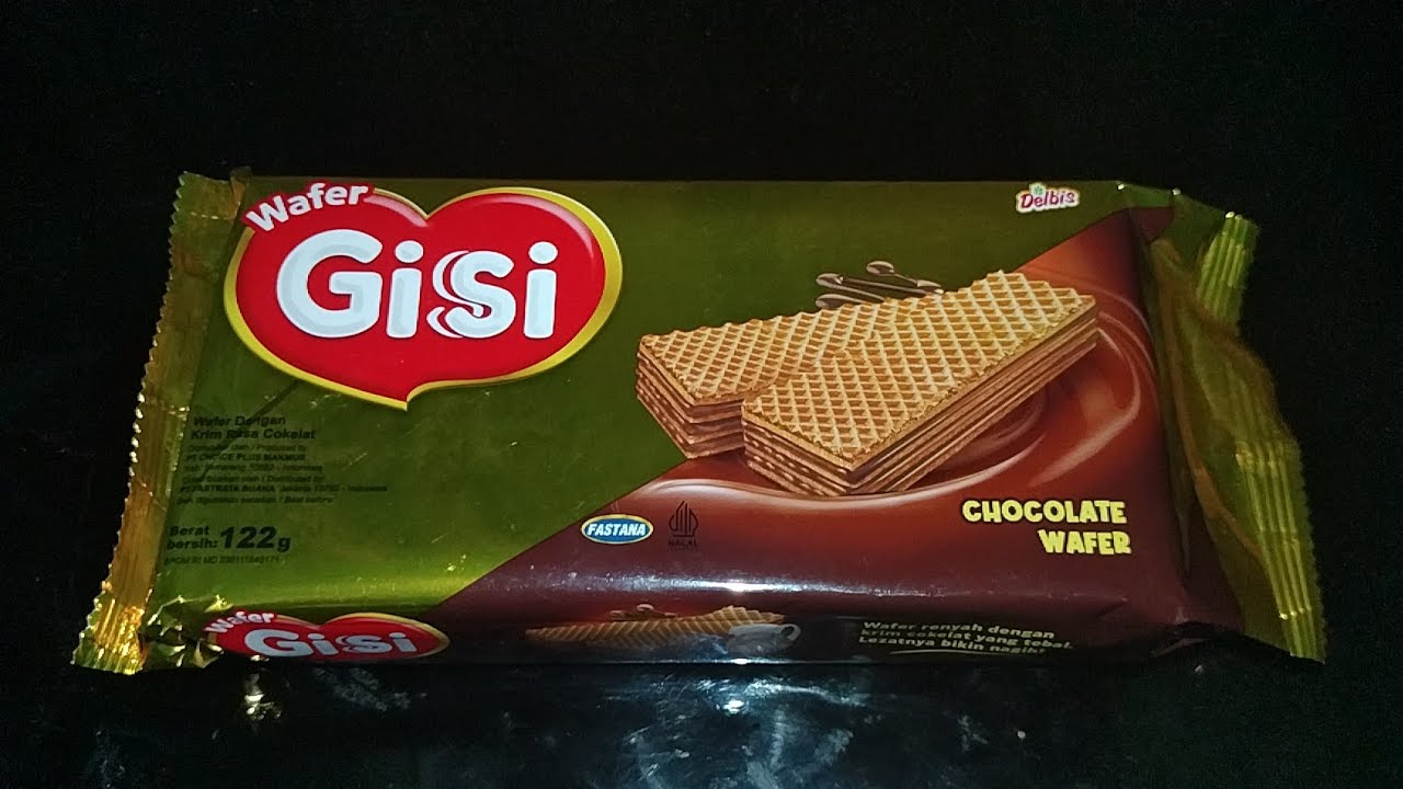 Review Produk #2478 : Wafer Gisi Chocolate Wafer - YouTube