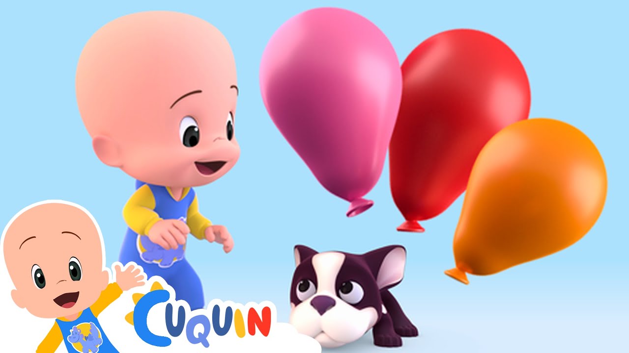 Cuquin's Balloons | Learn colors, shapes & more with Cuquin - YouTube