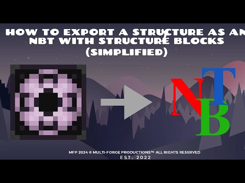 How to use structure blocks and export structures as NBT files ...