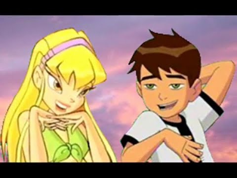 Stella winx and Ben 10 Kiss the Girl