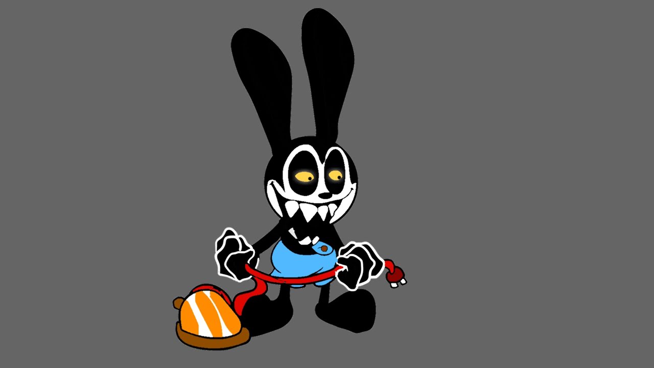 fnf Oswald Mayhem test-sprites - YouTube