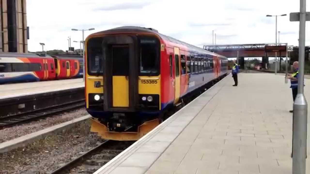 Class 153 EMT Departing Nottingham 16/08/14 - YouTube