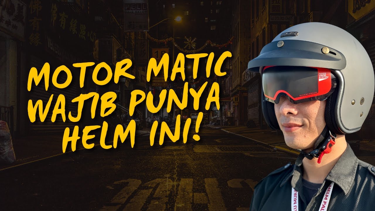 HELM UNTUK MOTOR MATIC, HELM NJS NX 2 | HELM PALU MURAH - YouTube