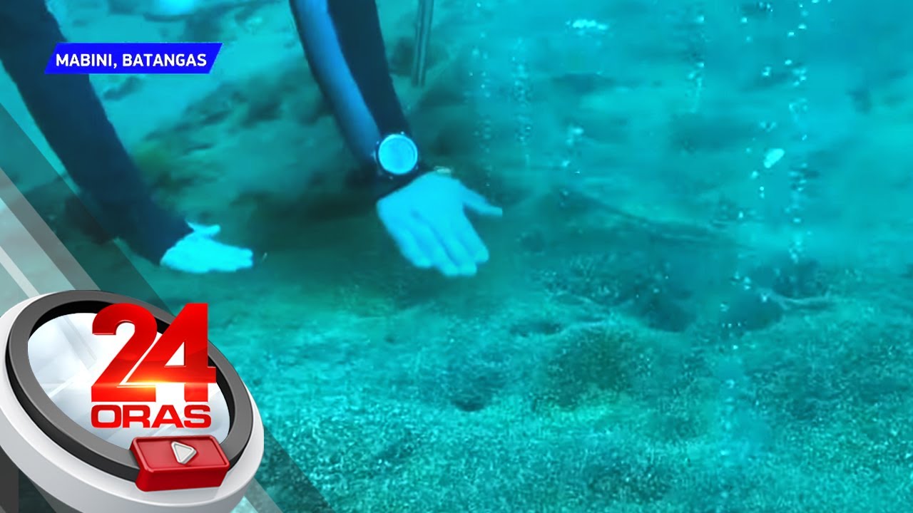 Why hot bubbles are springing underwater in Mabini, Batangas | 24 Oras ...