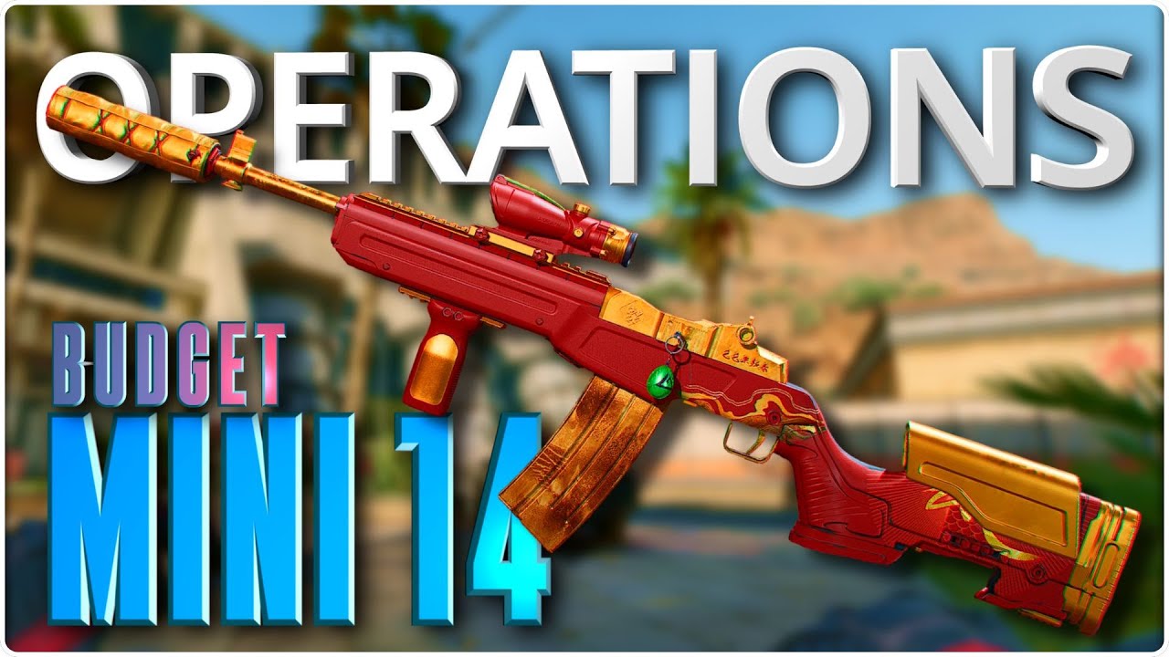 OPERATIONS - 320K MINI 14 MARKSMAN RIFLE BUILD#deltaforce # ...