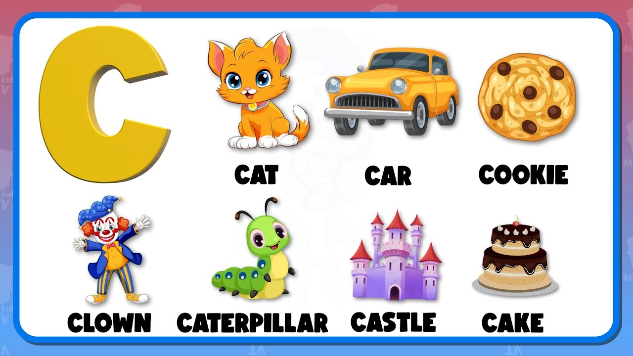 ABC Flashcards for Toddlers | ABC Alphabet for Kids | Learning videos ...