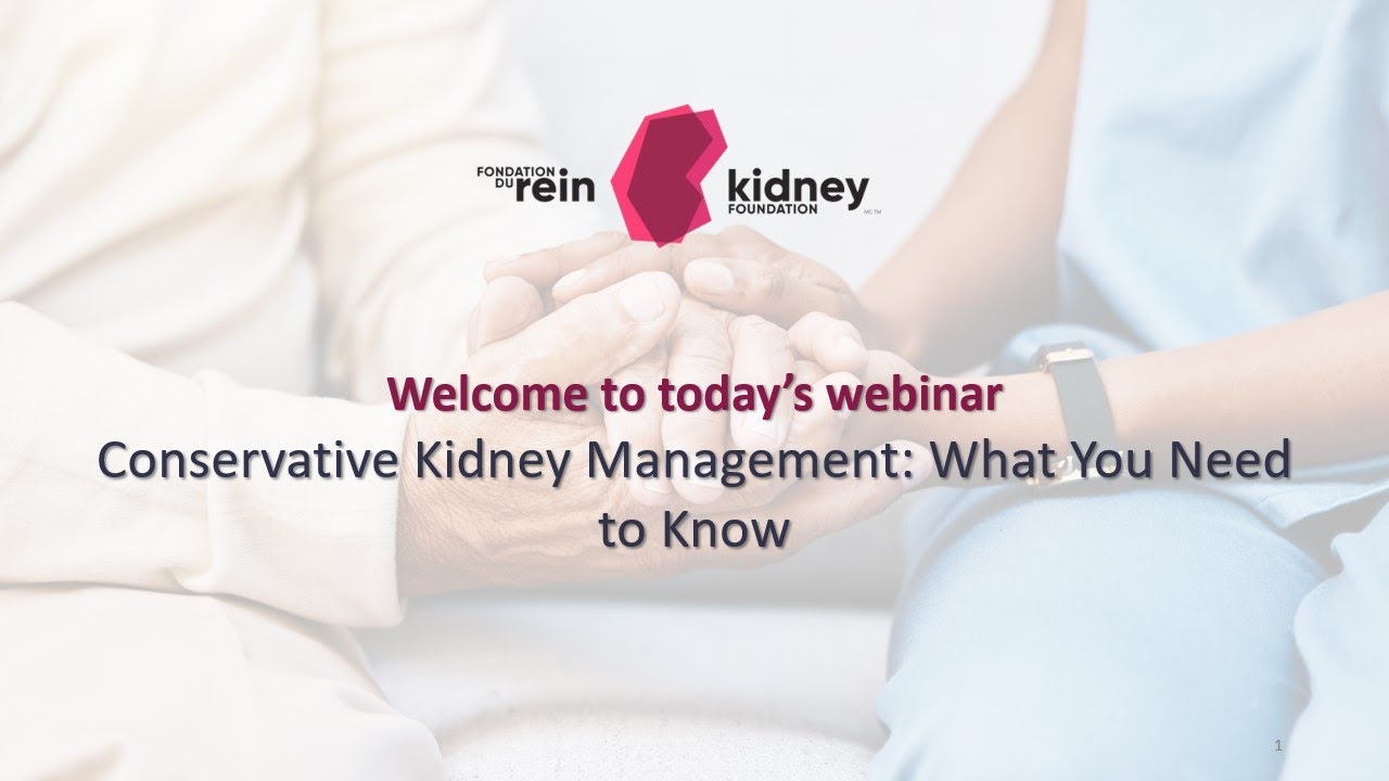 Conservative Kidney Management: What You Need to Know - YouTube