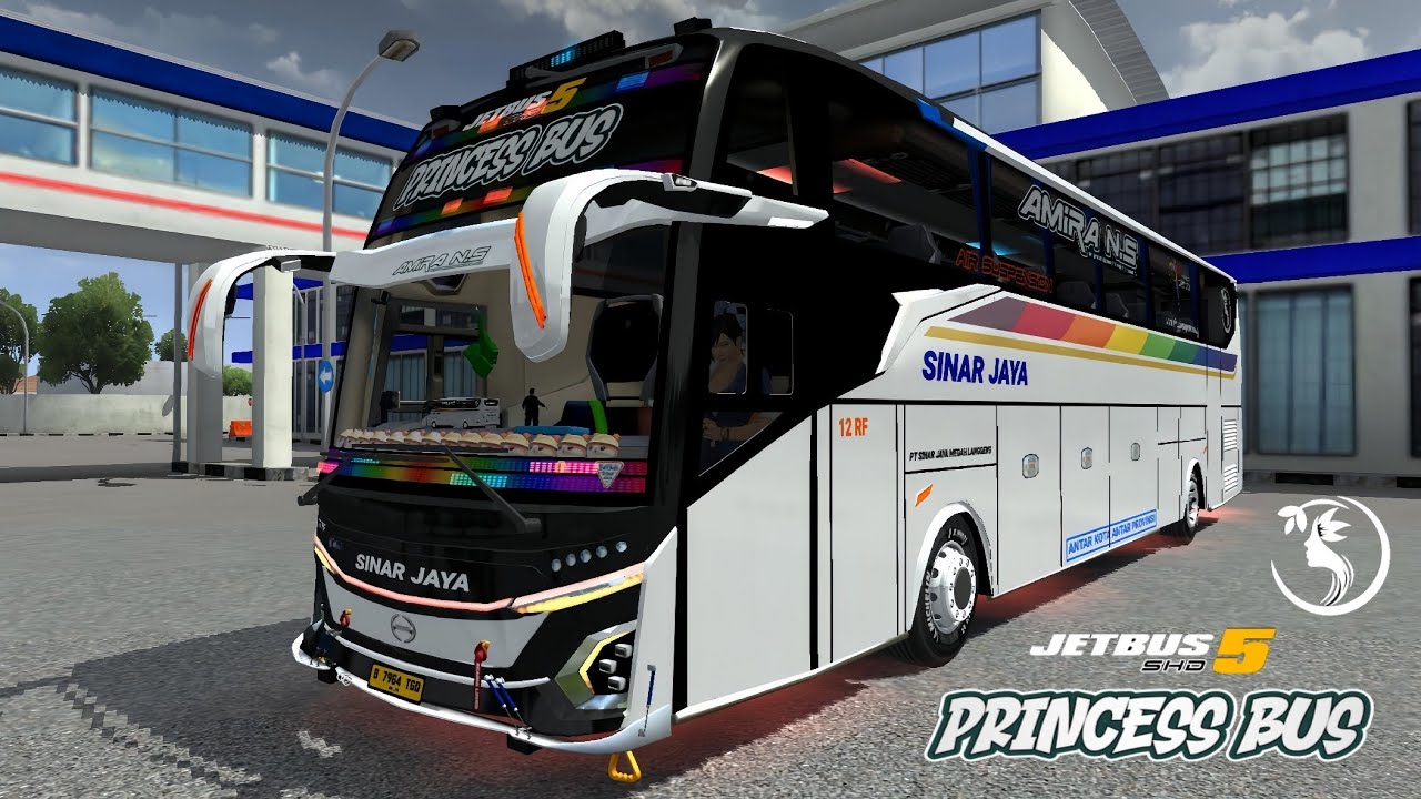 LIVERY SINJAY "PRINCESS BUS" JB5 SHD || BUSSID V4.2 || FREE ‼️ - YouTube