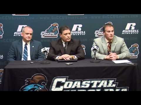 Coastal Carolina news conference announcing David Bennett's firing ...
