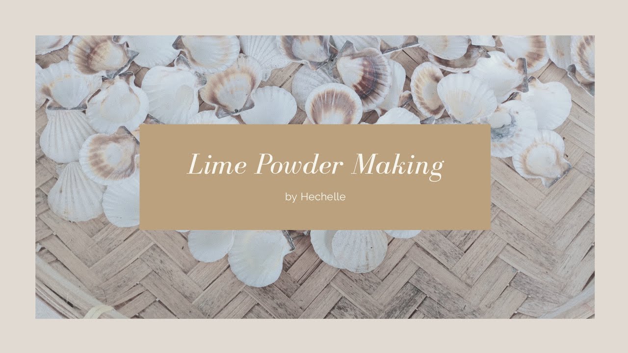 LIME POWDER MAKING - YouTube