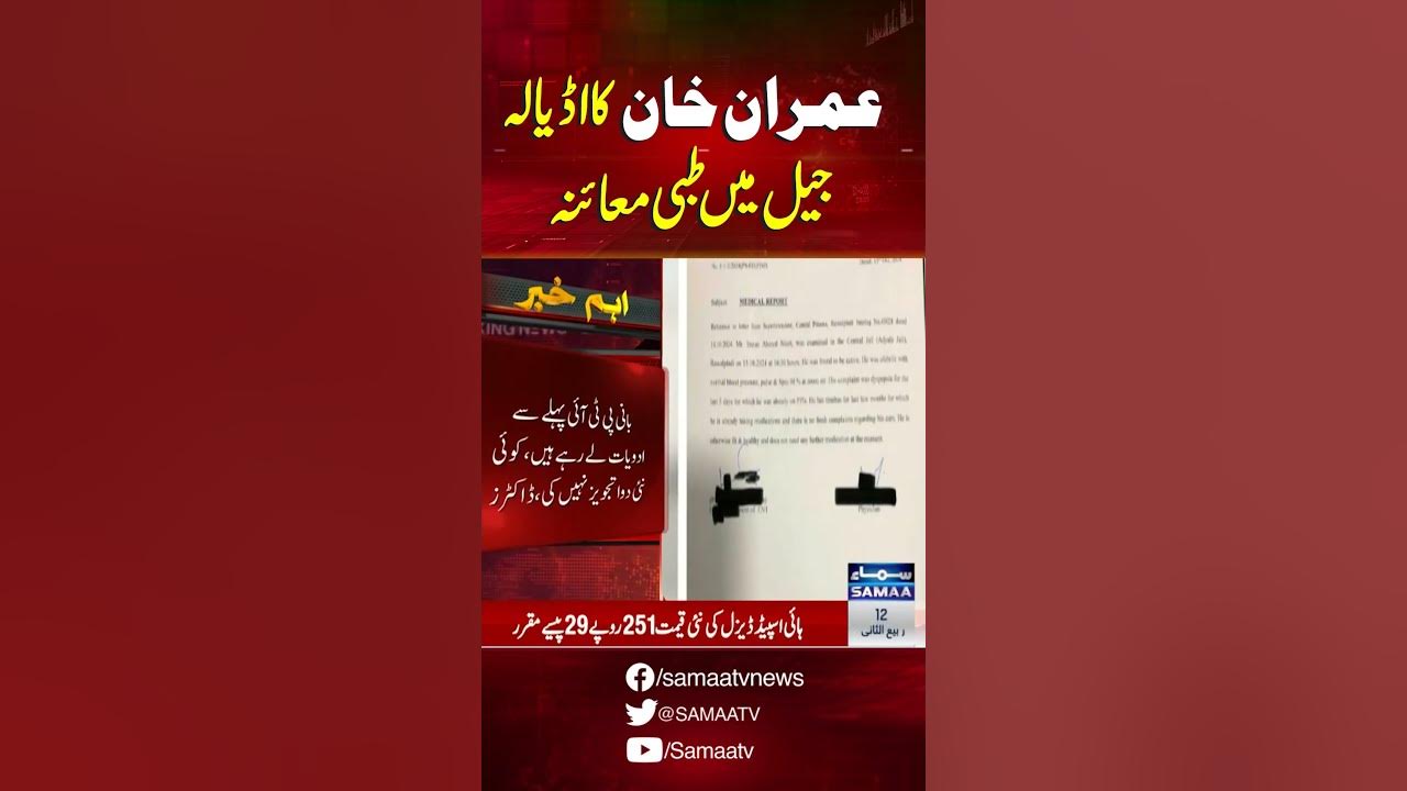 Imran Khan | Adiala Jail | SAMAA TV - YouTube