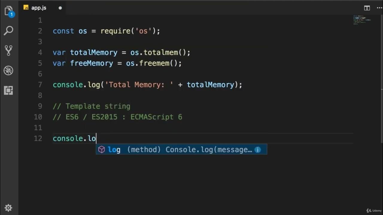 Node.js #15 - OS Module [By Mosh Hamedani] - YouTube