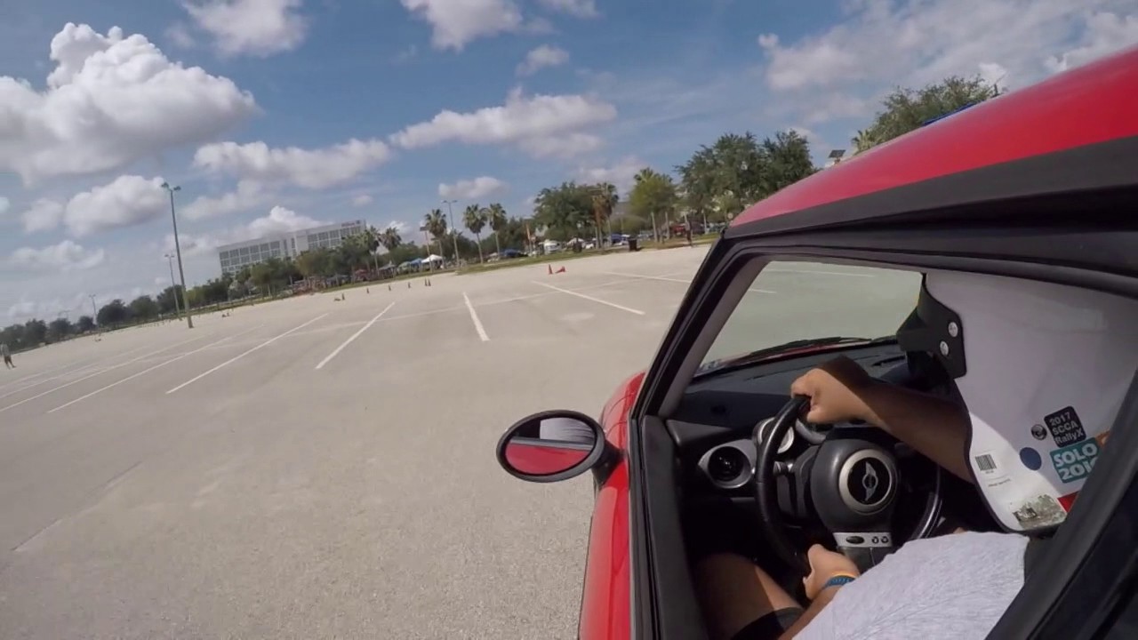 OCCC Autocross #10 Mini Cooper STX Fastest Run - YouTube