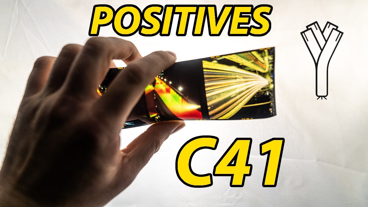 I developed POSITIVES using C-41 chemicals - YouTube
