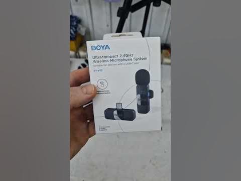 Микрофон Boya by-10 звук из кастрюли..... - YouTube