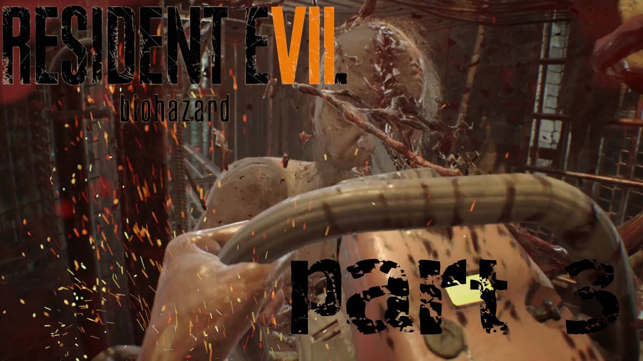 chain saw fight ll resident evil 7 - part 3 - YouTube