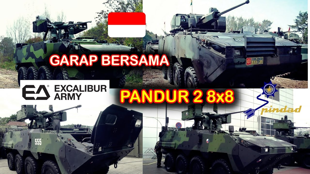 MANTAP !! 2 LUSIN PANDUR 2 8x8 akan DATANG ke INDONESIA DIGARAP BERSAMA ...