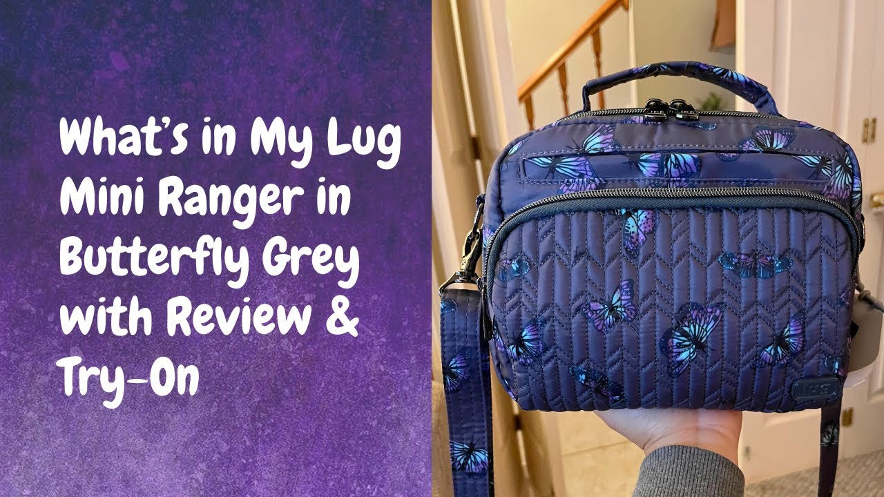 Lug Mini Ranger in Butterfly Grey Review, What’s in My Bag & Try-on ...