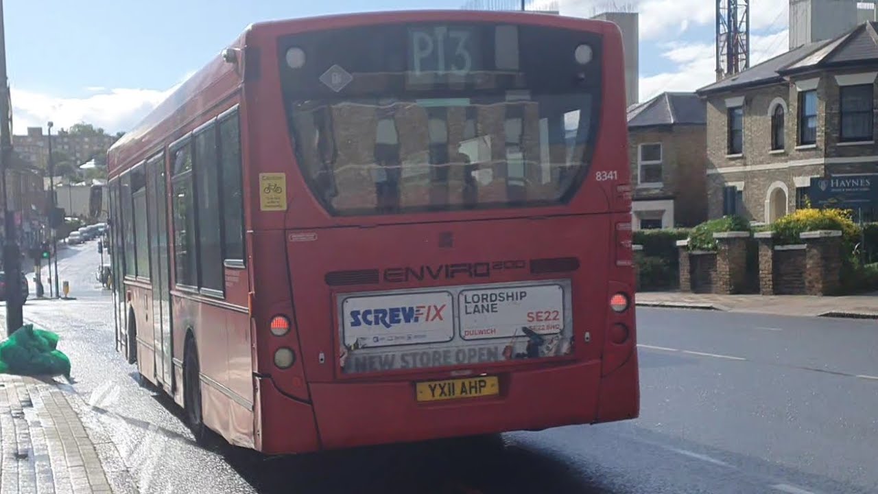 Journey on Transport UK London Bus Route P13: Peckham - Tulse Hill ...