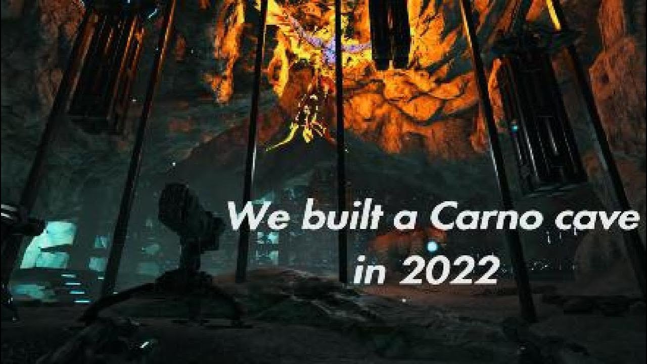 We built a Carno cave in 2022... | PG | Ark Official Small Tribes (PS5 ...