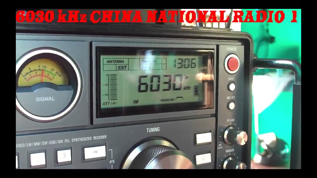 6030 kHz CNR 1 , China National Radio 1 , Beijing , China - YouTube