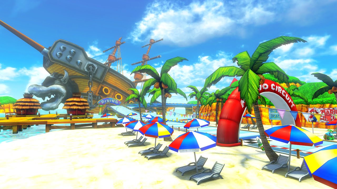 GPDX Tropical Coast v2.0 - CT for Mario Kart 8 Deluxe - YouTube