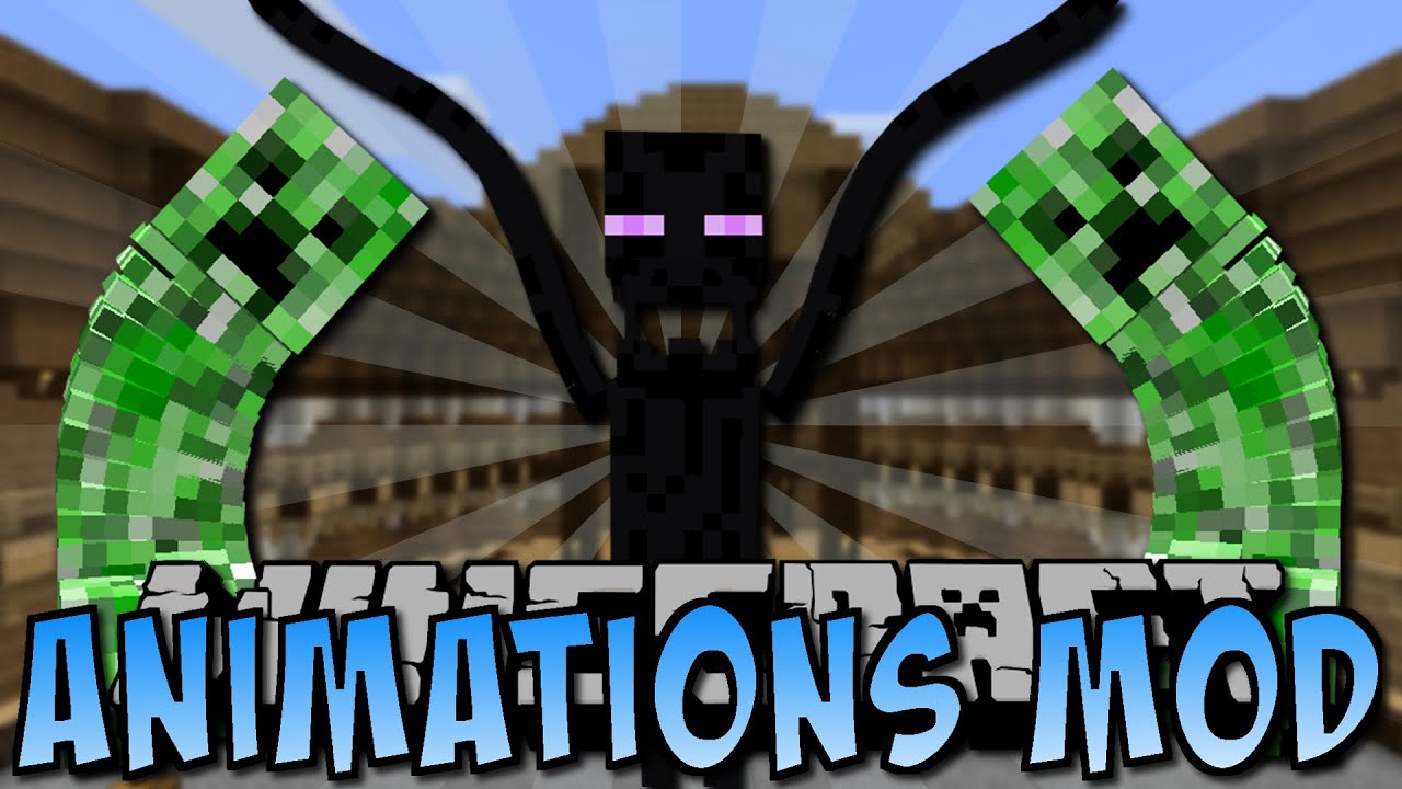 Minecraft ANIMATIONS MOD (Realistische Mobs) [Deutsch] - YouTube