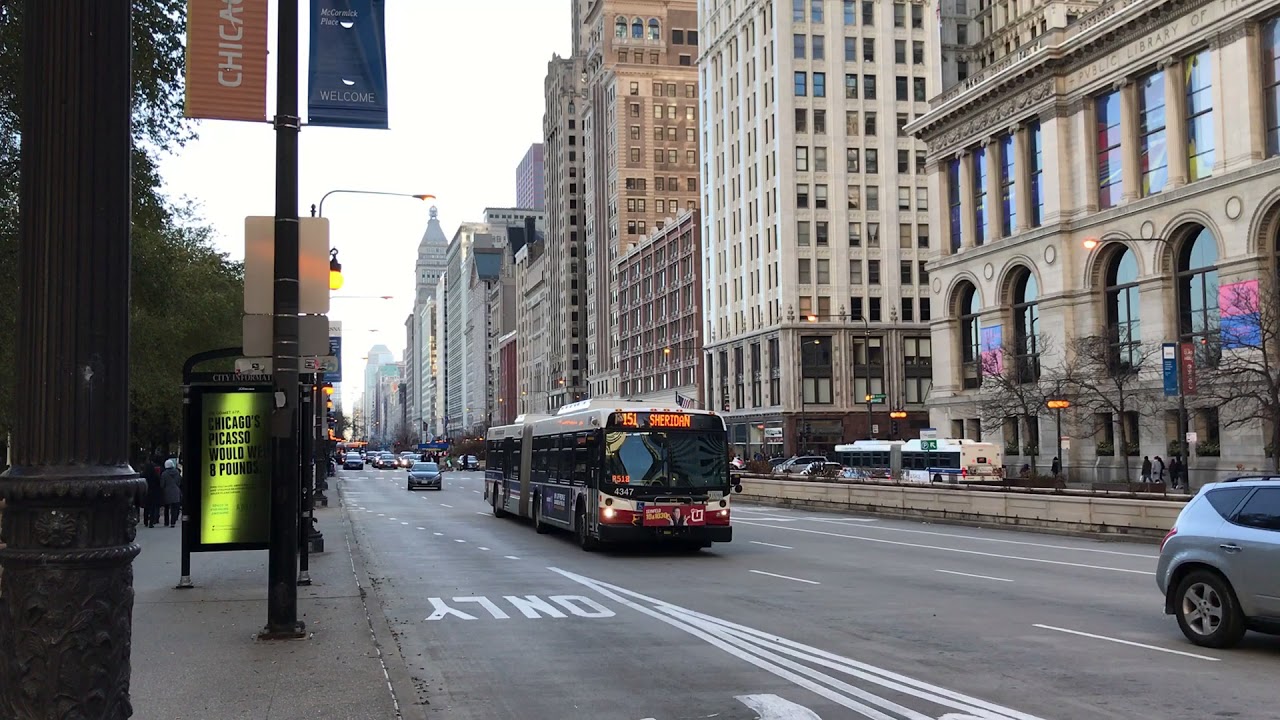 CTA DE60LF New Flyer Route 151 Sheridan - YouTube