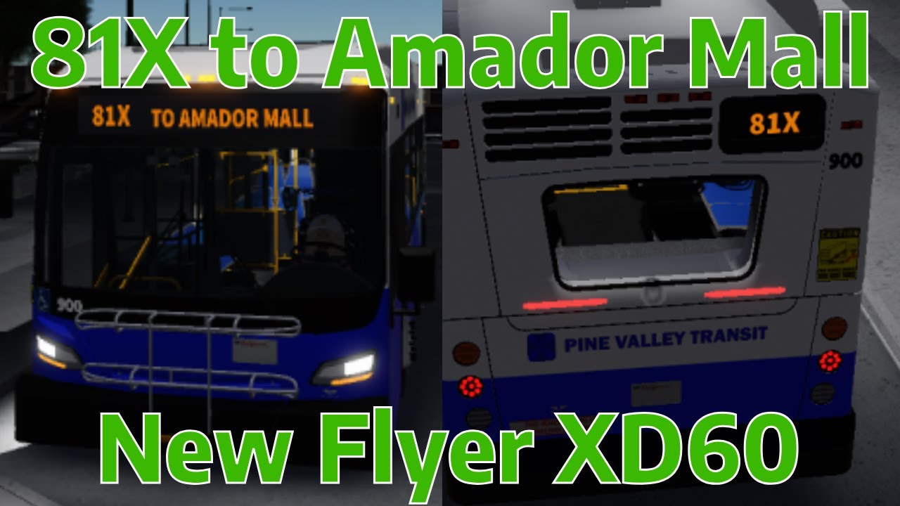Transit Bus Simulator | Route 81X to Amador Mall | NFI XD60 - YouTube