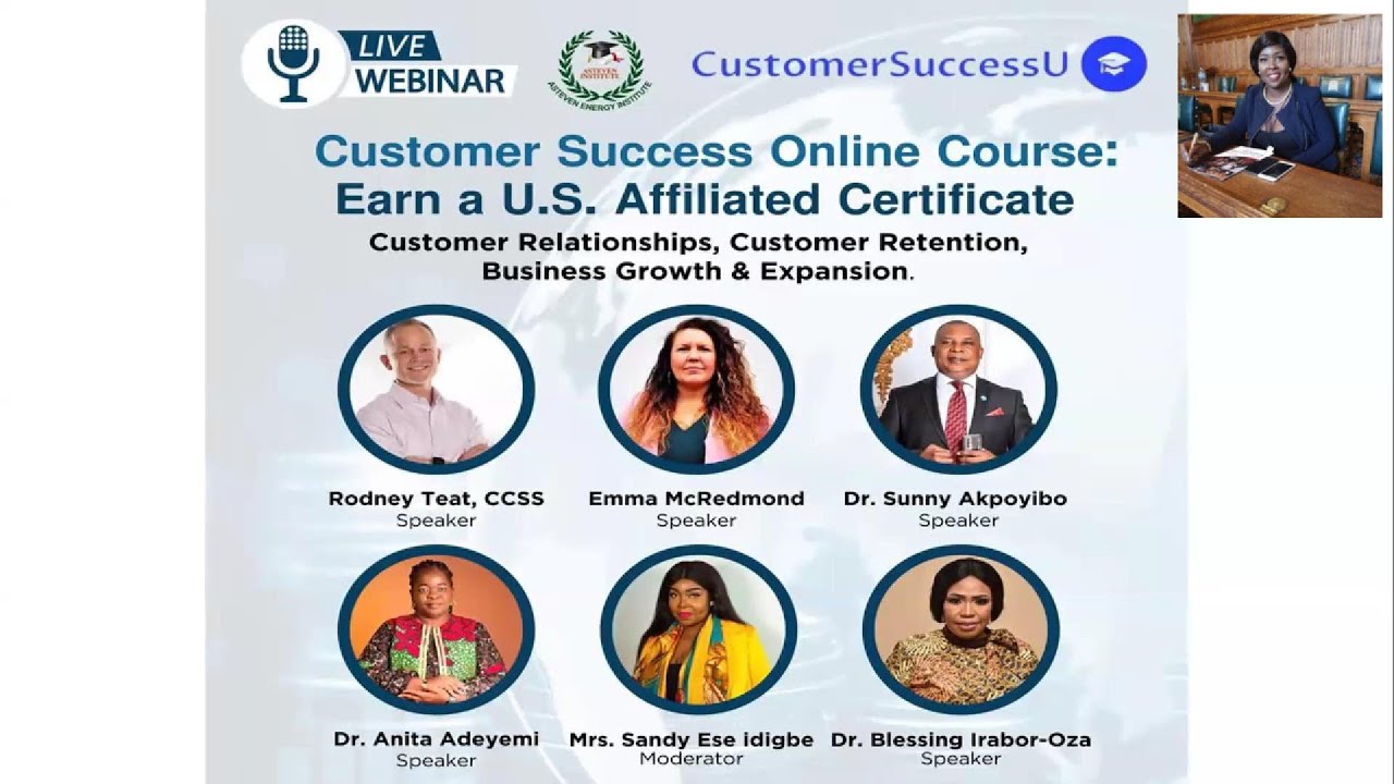 CustomerSuccessU ASteven Energy Institute Partnership Webinar - YouTube