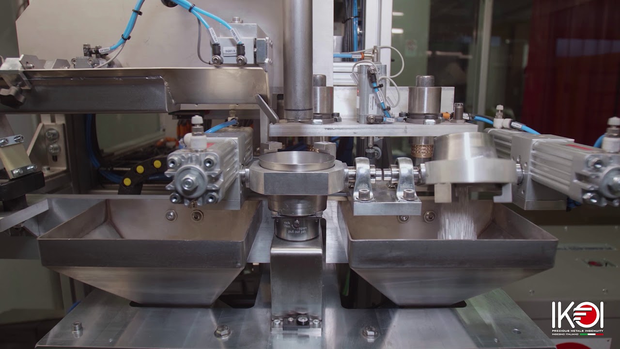 IKOI Complete Automated line for Gold Bars from cathodes - YouTube
