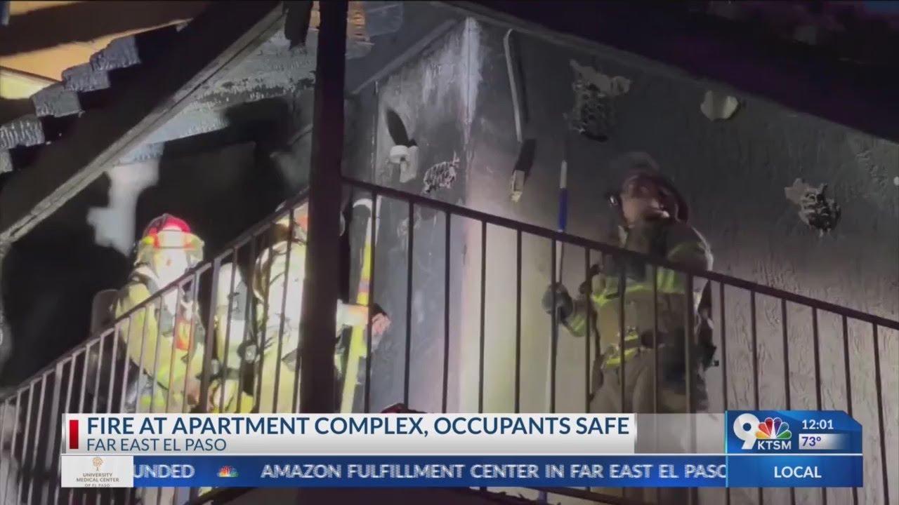 EP Fire stop the spread of an apartment fire in the Eastside. - YouTube