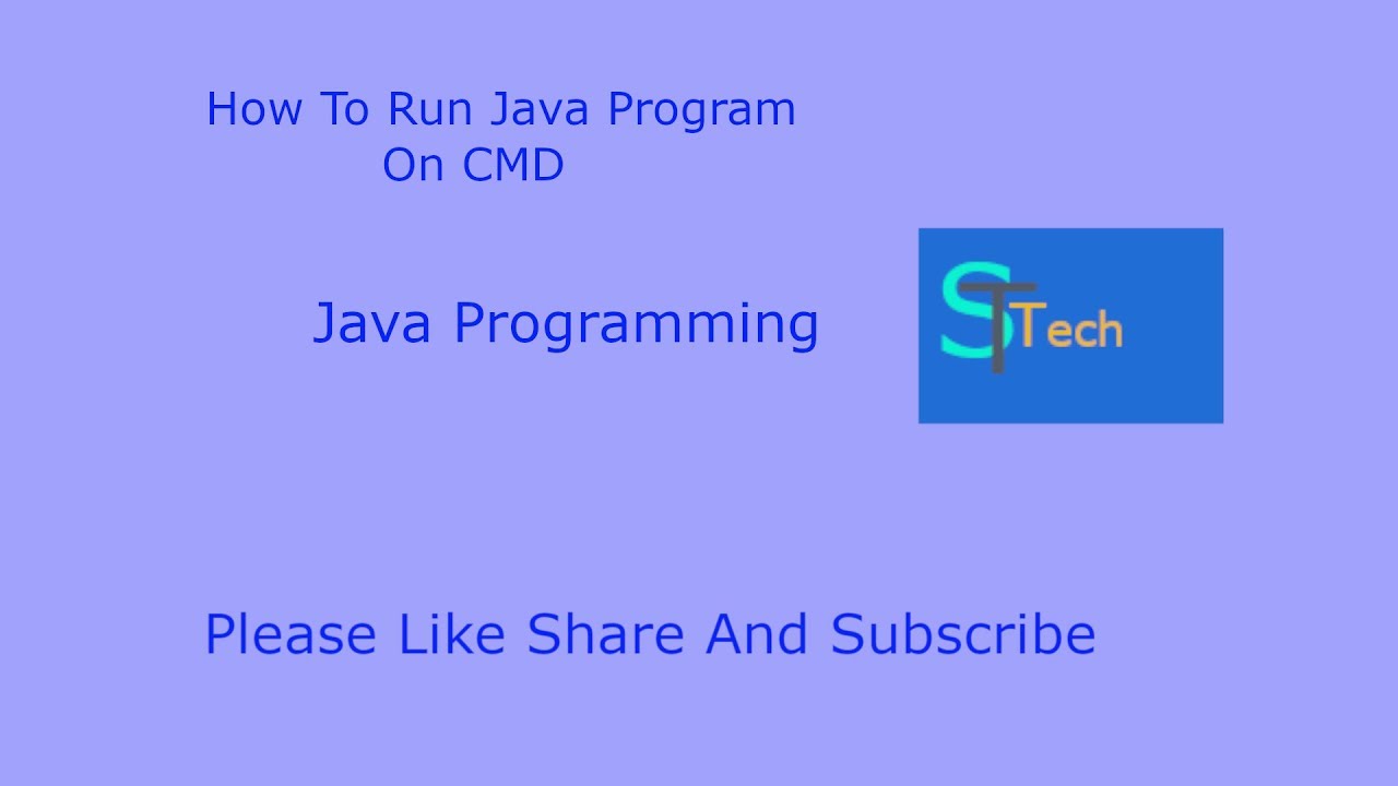 run java program - YouTube