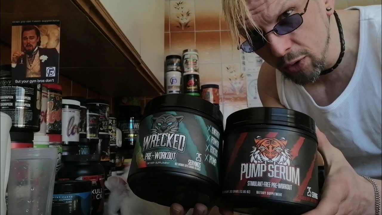 WRECKED + PUMP SERUM - HUGE SUPPLEMENTS - PRE WORKOUT REVIEW - YouTube