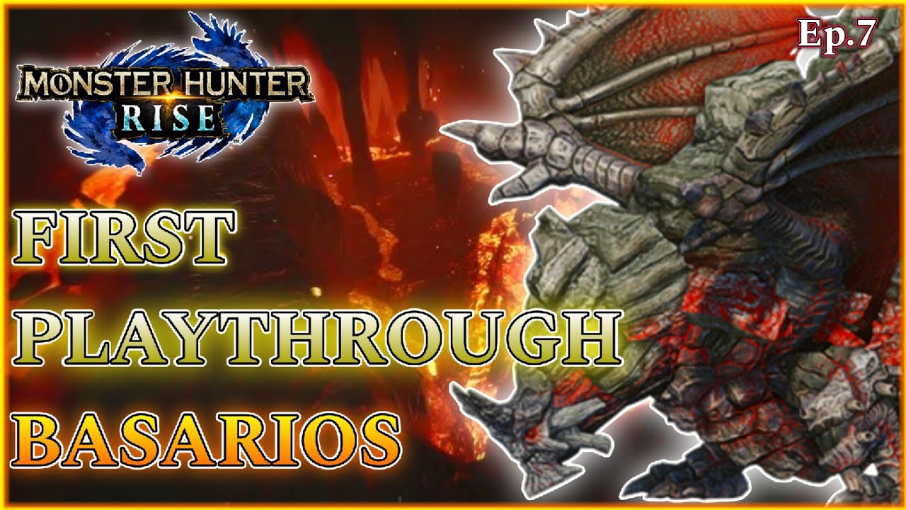 Monster Hunter Rise Gameplay - Basarios - Ep.7 First Playthrough - YouTube