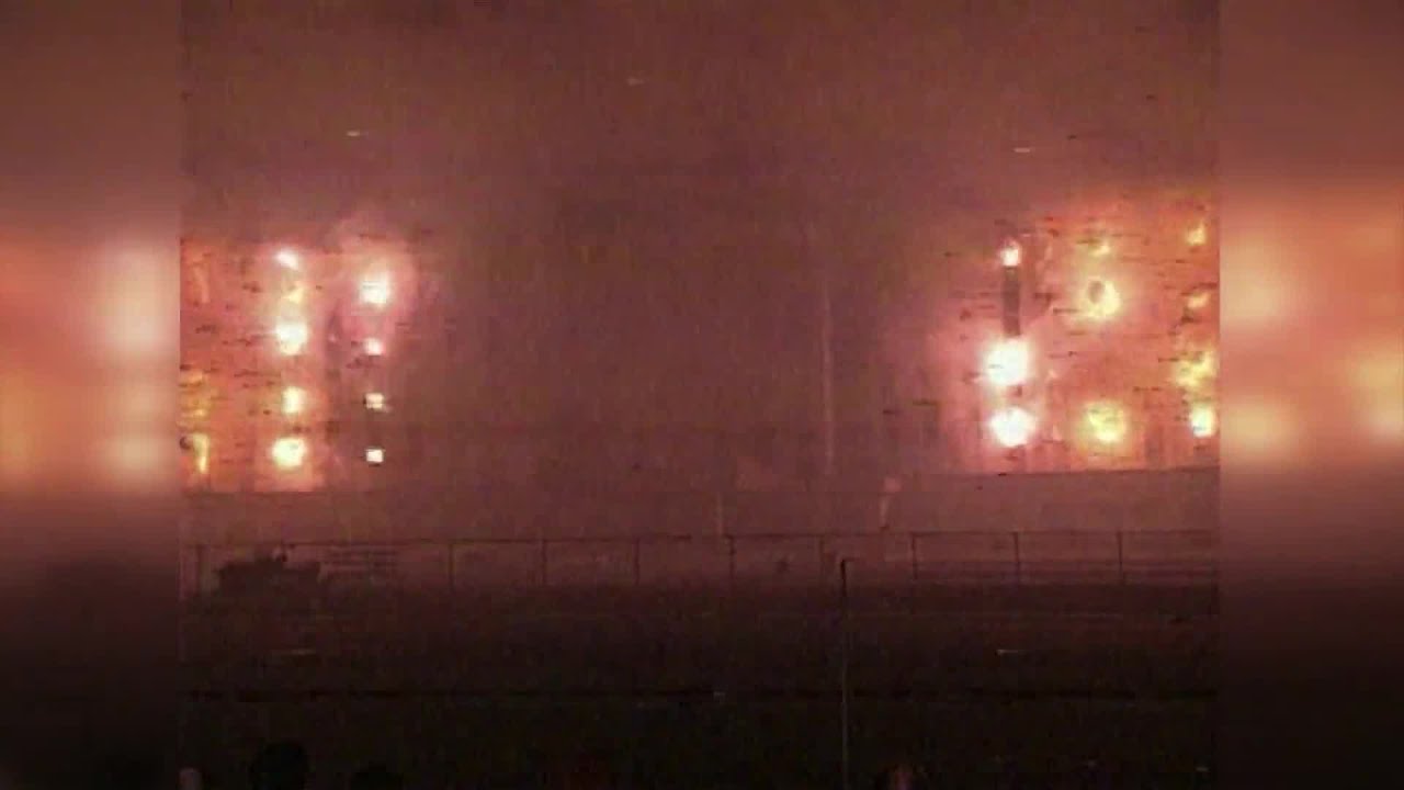 Hacienda implosion Dec. 31, 1996 - YouTube